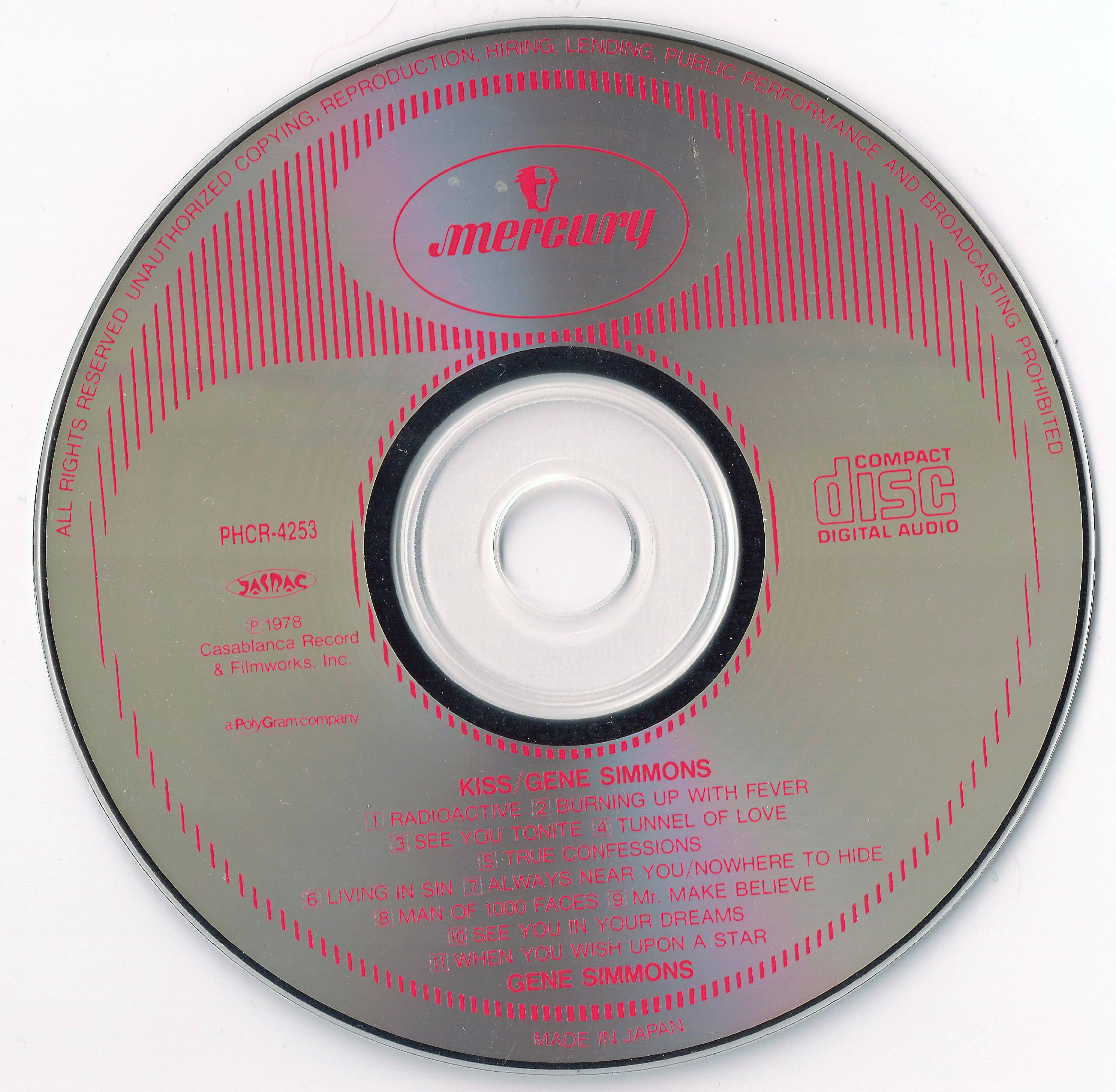 KISS Gene Simmons : CD | CD Covers | Cover Century | Over 1.000.000 ...